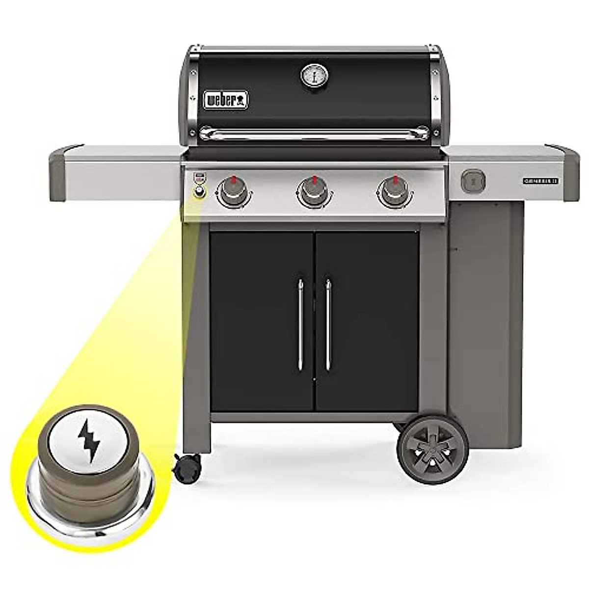 Hicello 67847 Grill Igniter Kit Replace Parts for Weber Genesis 300 Series(2008-2010) E/S-310 & 320,EP/CEP-310 & 320 with 2PCS Electronic Igniter Module