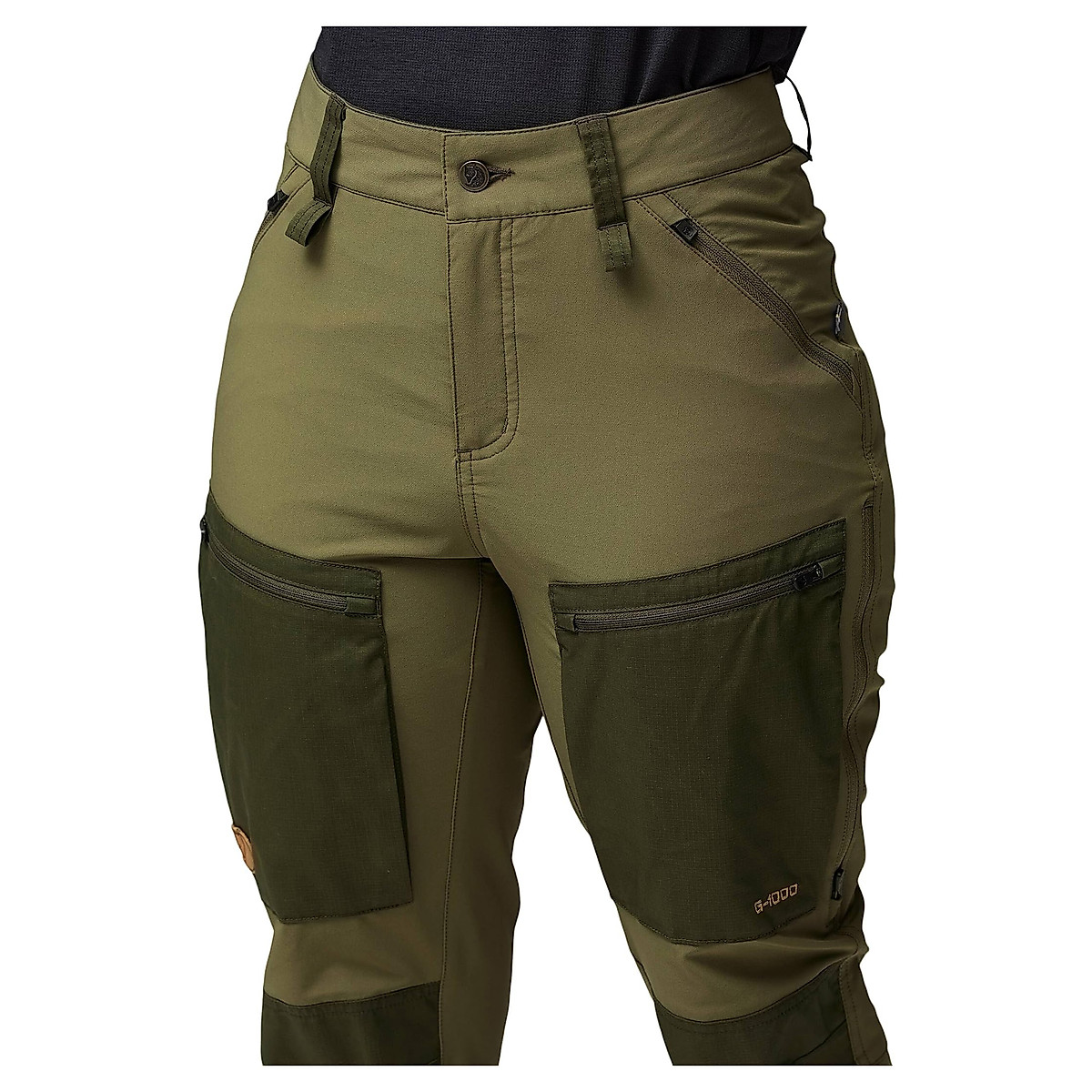 Fjallraven Keb Agile Trousers - Men's Laurel Green/Deep Forest 52 Regular