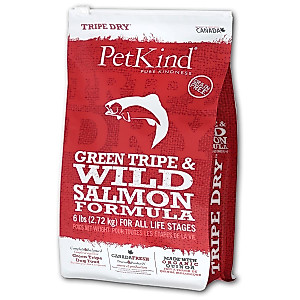 Petkind Green Tripe & Wild Salmon Dry Dog Food 6 Lb