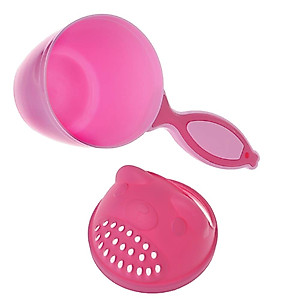 Rinser Rinse Cup Baby Shampoo Shower Bathing Protect Soft Cap Hat Baby Bath Set