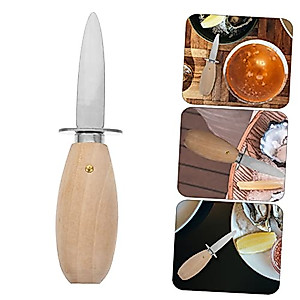 UPKOCH 1pc Consumption Knife Crab Opener Ar Multitool Oyster Opening Tool Cookies Cutter Kitchen Utensil Sets Household Tool Set Multifunctional Seafood Tool Kitchen Supply Wood Gadgets