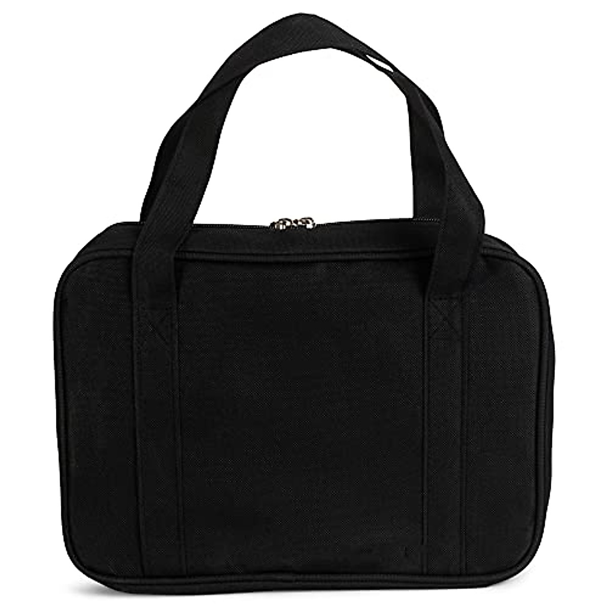 Buffalo Plaid Red and Black Large Print Canvas Fabric Bible Cover with Handle