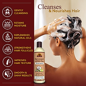 OKAY BLACK JAMAICAN CASTOR OIL and COCONUT SHAMPOO 12.oz / 355ml