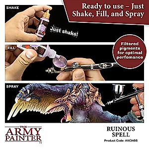 The Army Painter Warpaints Air Ruinous Spell - Non-Toxic Water Based Airbrush paint – acrylic paint and primer for Tabletop Roleplaying, Boardgames, and Wargames Miniature Model Painting