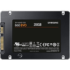 SAMSUNG 860 EVO 250GB 2.5-Inch SATA III Internal SSD (MZ-76E250E)