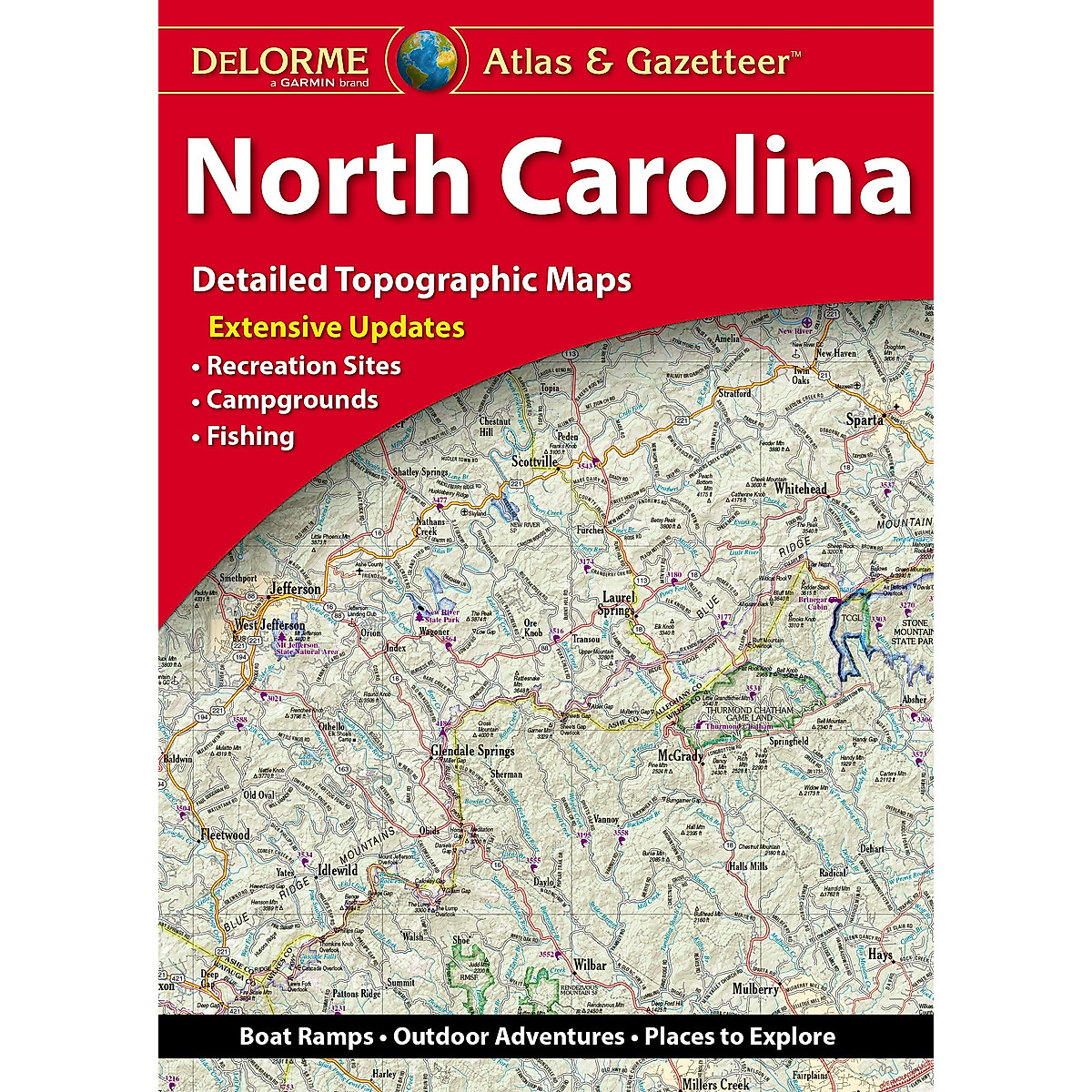 Delorme Atlas & Gazetteer North Carolina