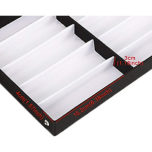 TFCFL Eyeglasses Collector Eyewear Display Case Storage Box Elevate Your Eyewear Storage with our Deluxe 180-Piece Optical Glasses Storage Trolley Case 180 Slots