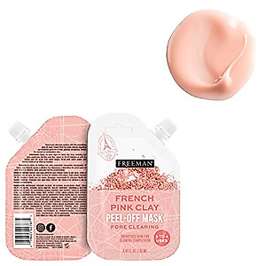 Freeman Beauty Everyday and Neon Vibes Facial Mask Variey Pack with Silicone Brush Applicators, Blue, Lavender, 17 Count