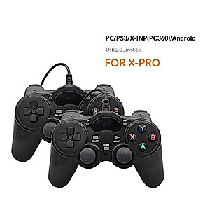 Dosnura 2 Player Retro Handheld Game Console, HD Video Handled Game Console Preloaded 843 Classic Games 4K HDMI TV Output with 2PCS Joystick for a Great Gifi for Game Player