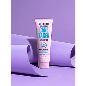 Noughty 97% Natural Care Taker Shampoo, Fragrance Free and Soothing for Dandruff Prone Sensitive Scalps, with Bisabolol and Oatmeal Extract, Sulphate Free Vegan Haircare 250ml