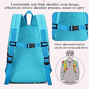 Vanaheimr Kid Backpack for School Bag Dinosaur Toddler Backpack Preschool Book Bag Infant Kindergarten Bag Nursery Lunch Box Boy