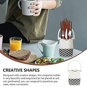 1pc Bucket of Chopsticks Kitchen Tool Utensil Kitchen Organizer Chopstick Storage Jar Chopstick Holder Chopsticks Bucket Household Kitchenware Chopstick Storage Bucket