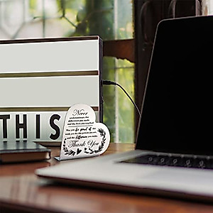 Thank You Gift for Women Inspirational Office Gift for Colleague Leaving Job Farewell Appreciation Gift for Coworker Friends Teacher Employees Retirement Keepsake Work Desk Table Shelf Sign Decor