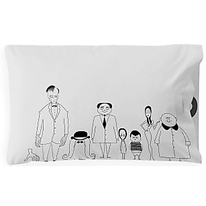 Jay Franco Addams Family Creeper Single Reversible Pillowcase with Handles/Trick-or-Treat Bag/Halloween Pillowcase
