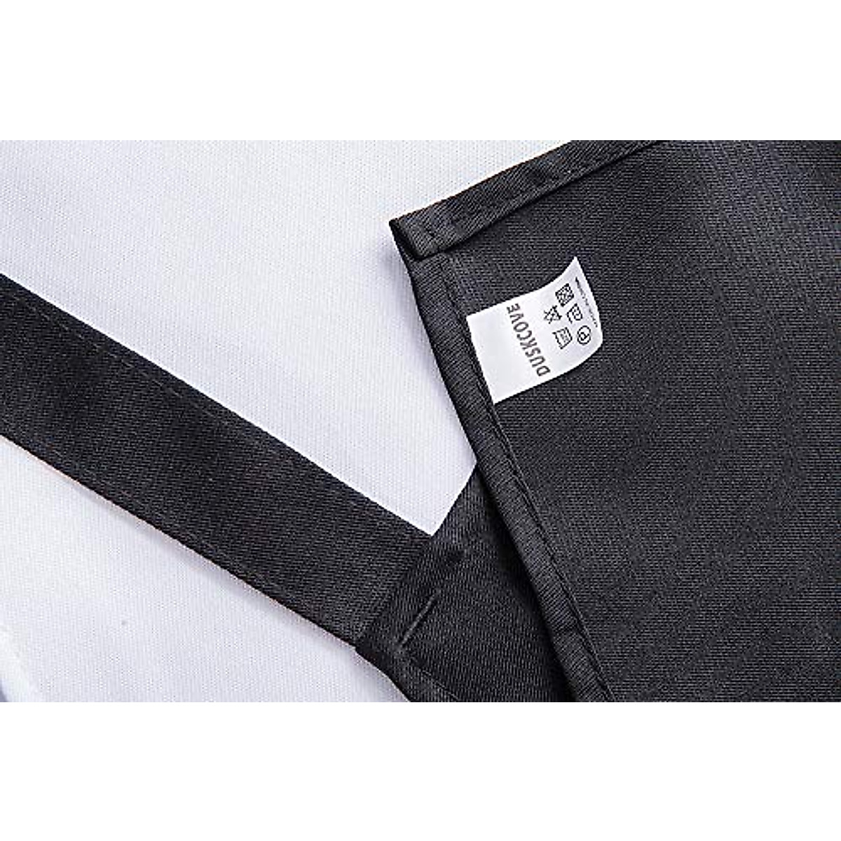 DUSKCOVE 12 Pack Plain Bib Aprons with 2 Pockets - Blue Unisex Commercial Apron Bulk for Kitchen Cooking Restaurant BBQ Painting Crafting