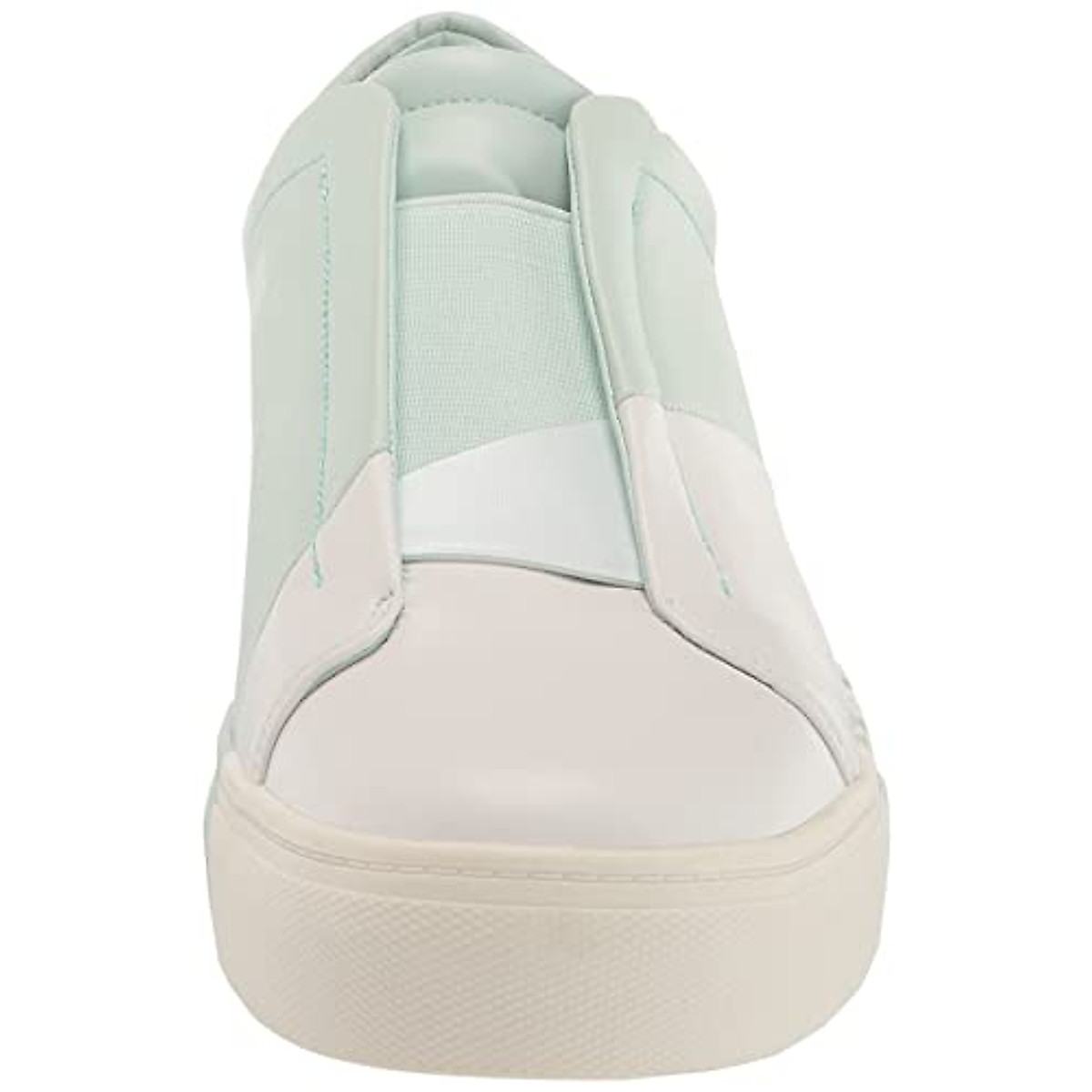 Karl Lagerfeld Paris Women's Cyrene Studded Slip on Sneaker, Mint Julep/Bright White, 9
