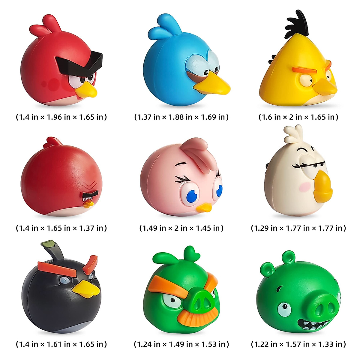 ROLOSO Newly Licensed Angry Birds Toys Playsets Build N’ Launch Construction Brick Assembly Building Blocks Sets Pig City Strike 2 Takedown Space Planet Game Catapult Slingshot Gift Box 33pcs