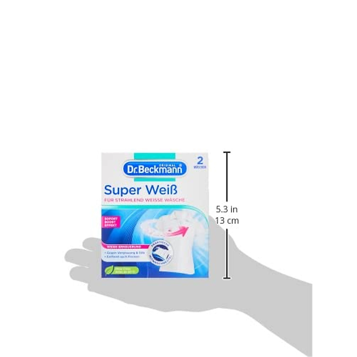 Dr. Beckmann Super WeiÃŸ + Fleckentferner 2 x 40 g