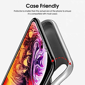 OTAO Privacy Screen Protector for iPhone 11 Pro Max/iPhone Xs Max 6.5 Inch True 28°Anti Spy Tempered Glass Full-Coverage (2-pack)
