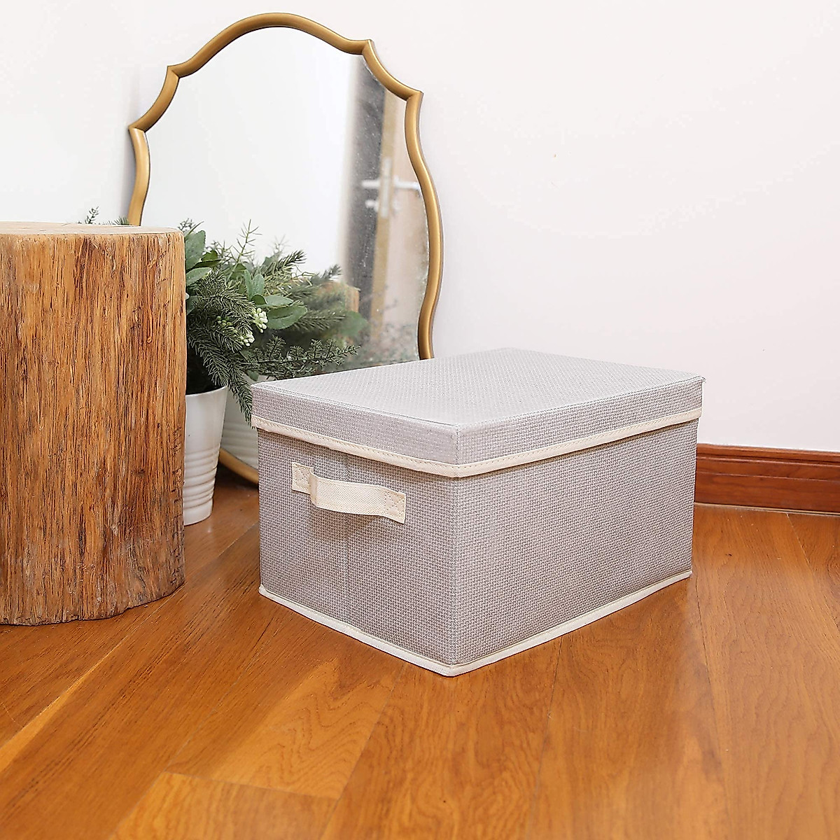 GRANNY SAYS Bundle of 3-Pack Rectangle Storage Bins & 3-Pack Rectangle Storage Bins with Lids