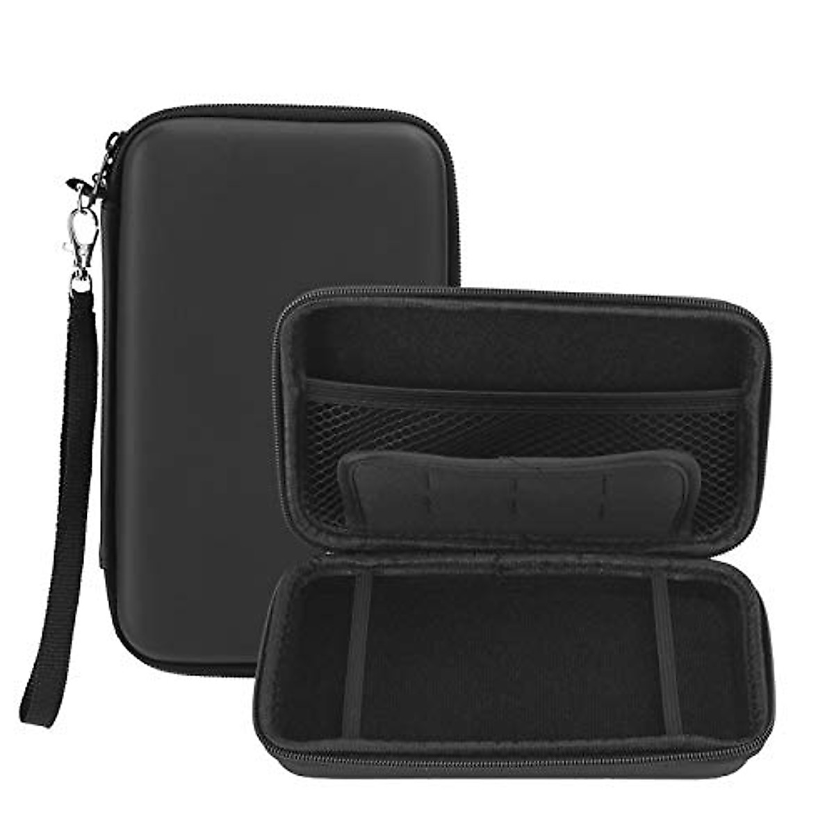 FOLOSAFENAR Hard Bag Strong Extrusion Protector Game Console Storage Bag Impact Resistant for Game Lovers for Game Players (Black)