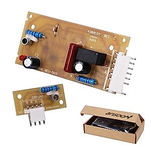 Ansoon 4389102 Refrigerator Ice Maker Optic Level Control Board Kit Replacement Parts Compatible for Whirlpool Emitter Sensor Replaces W10757851 2198586 W10193840