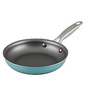 Anolon Achieve Hard Anodized Nonstick Frying Pan/Skillet, 8.25 Inch, Teal