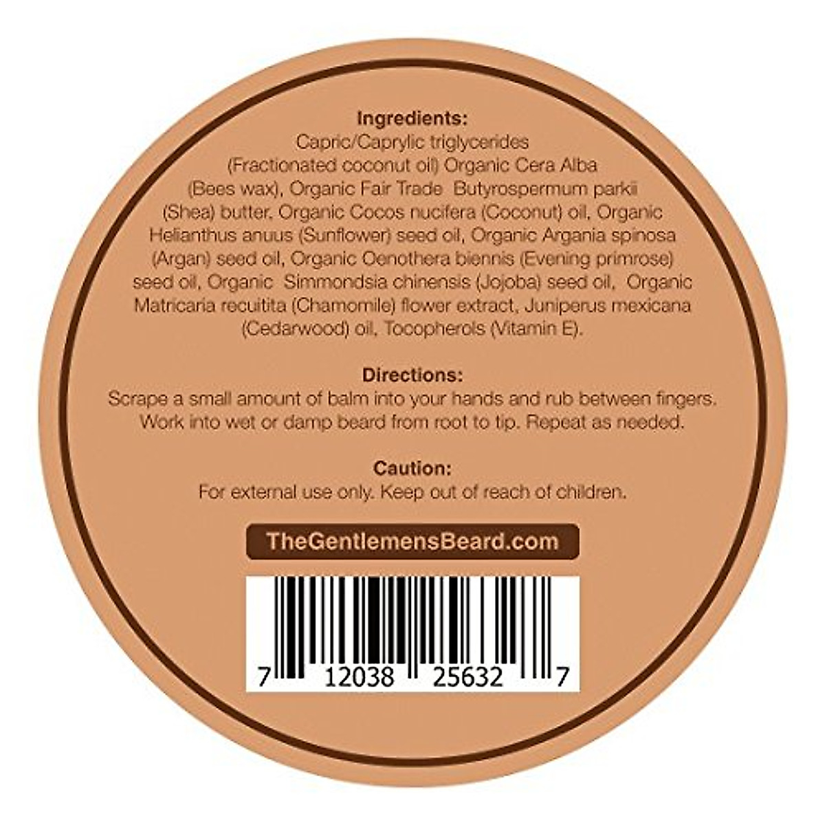 The Gentlemen's Beard Premium Cedarwood Beard Balm - Leave-in Conditioner & Softener - All Natural - Styles, Strengthens, Thickens & Softens Promoting Healthier Beard & Mustache Growth