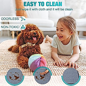 BesWin Office Chair Mat for Carpeted Floors, 36" X 48" Transparent Desk Chair Mat for Low Pile Carpets, Plastic Floor Mat for Office Chair on Carpet for Work, Home, Gaming, Easy Glide (Rectangle)