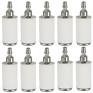 HIPA 10 Pack 530095646 Fuel Filter for Husqvarna 128LD 124 125 128 Series String Trimmer Brush Cuter Pole Pruner Edger Fuel Filter For Weedeater Poulan Craftsman Gas Leaf Blower Fuel Filter