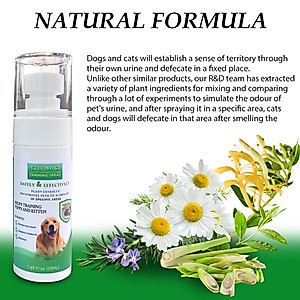Petstoral Pet Potty Training Spray for Dogs & Cats - Puppy Essentials, Dog Training & Behavior Aids. My Pet Peed - Prevent Your Pet from Soiling The Carpet - 1.69 Oz