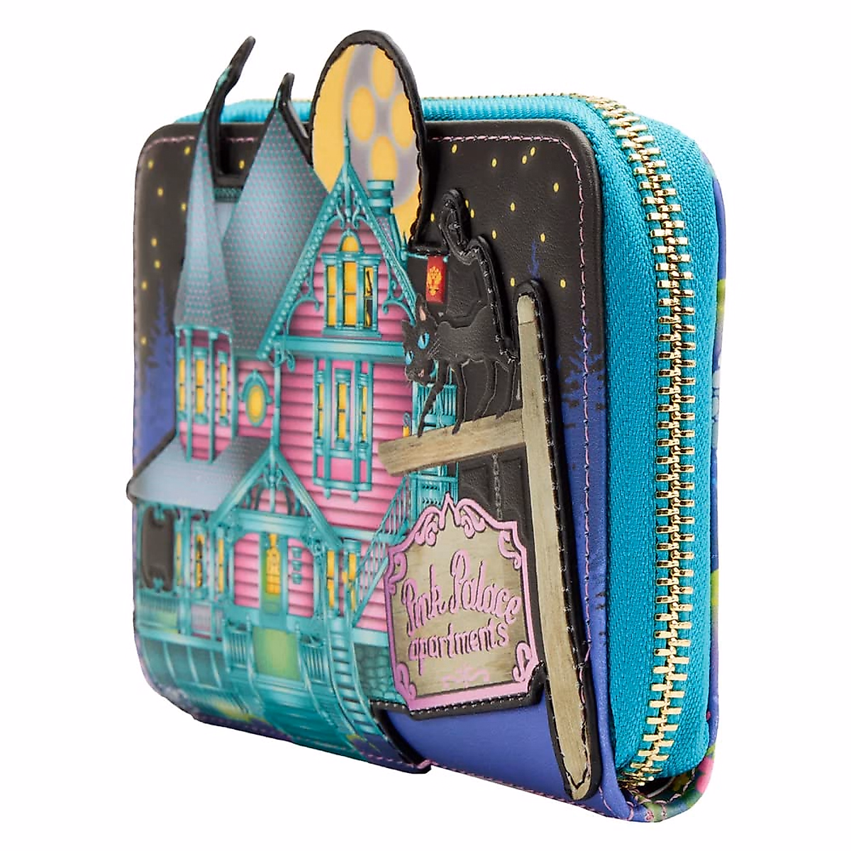 Loungefly Laika Coraline Glow-in-the-Dark House Zip Around Wallet