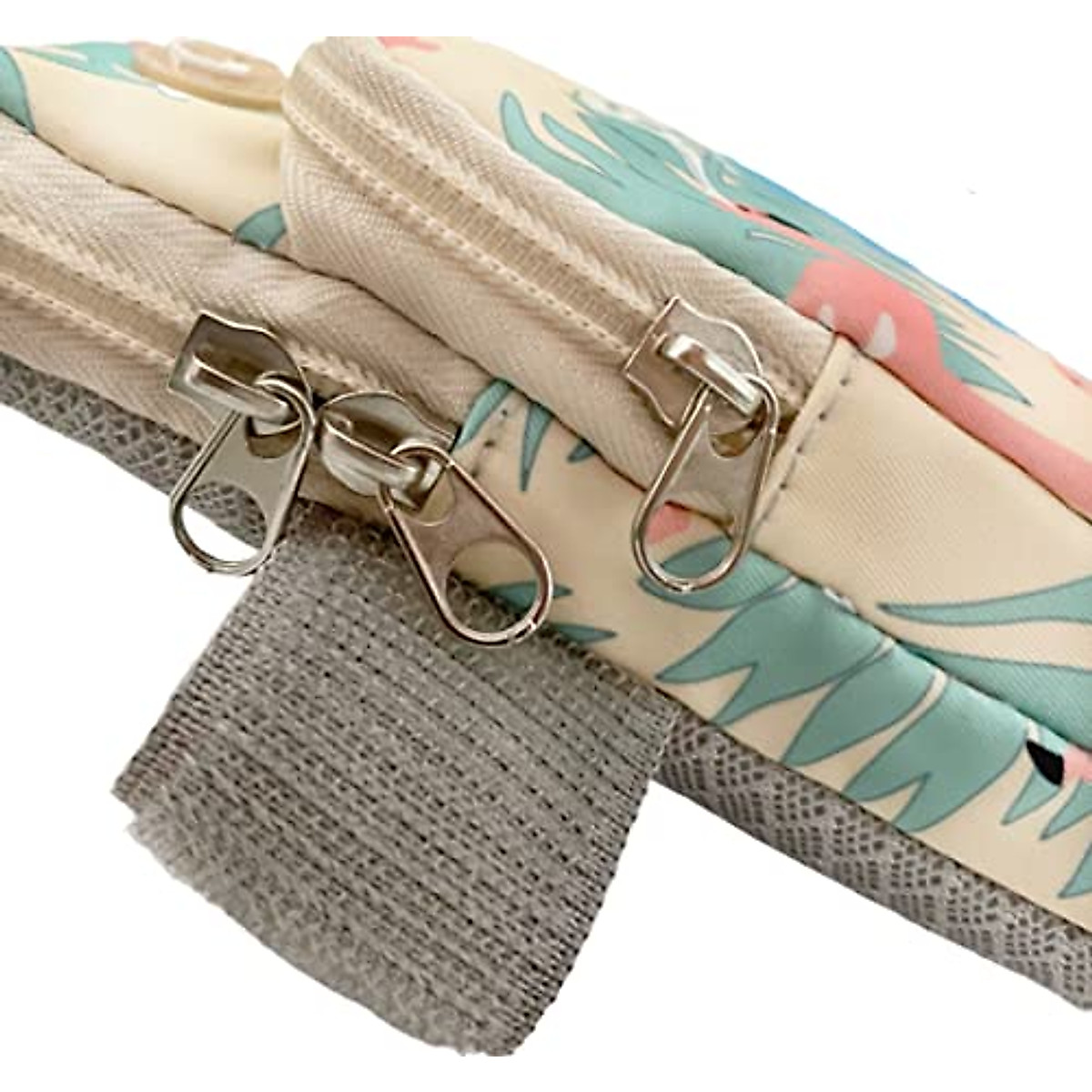 Klasikok Pouch for Stanley Cup,Gym School Pouch Bag for Stanley Water Bottle 40oz Tumbler,Lipstick Holder Caddy Bag for Sports Bottle (Cream)