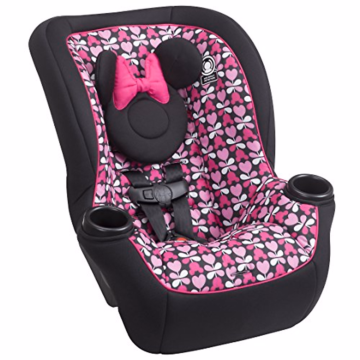 Disney Baby Onlook 2-in-1 Convertible Car Seat, Rear-Facing 5-40 pounds and Forward-Facing 22-40 pounds and up to 43 inches, Minnie Sweetheart