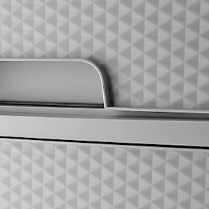 Starplast Rolling 3 Drawer Diamond Storage Cart, Soft Silver - Mobile Storage Solution for Office & Home