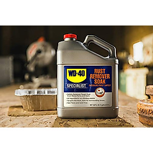 WD-40 Specialist Rust Remover Soak, One Gallon [4-Pack]