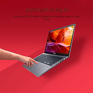 ASUS VivoBook 15 F515 Laptop, 15.6" FHD Display, Intel i3-1115G4 CPU, 8GB DDR4 RAM, 128GB SSD, Windows 11 Home in S Mode, Slate Grey, F515EA-AH34