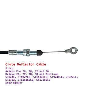 Yiekea 06900406 Snow Blower Chute Deflector Cable for Ariens Deluxe and Pro Snow Thrower Replaces 06900018