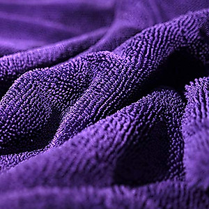 Maxshine - Giant Car Drying Towel, Rinse Free Microfiber Towel for Car Detailing, 24x36 Inch, Extra Thick 1200 GSM, Double Sided, Large Microfiber Towels for Car Drying, Plush Car Wash Towels