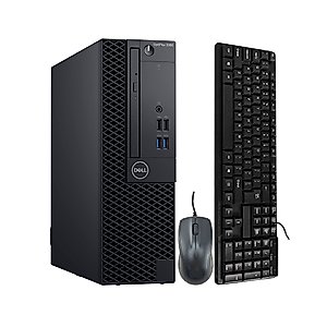 Dell Optiplex 3060 SFF Computer Desktop PC, Intel Core i5-8th Gen Processor, 16GB DDR4 Ram, 256GB NVMe Solid State Drive, HDMI, Nvidia GeForce GT 1030 2GB DDR5, WiFi & Bluetooth, Windows 10 (Renewed)