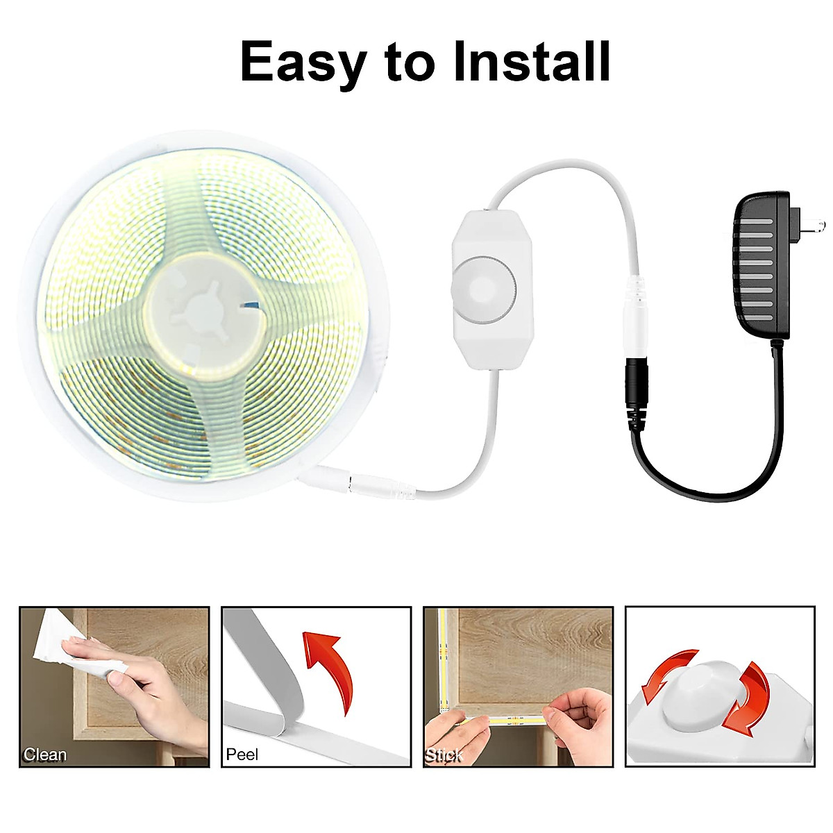 DAYBETTER Smart Led Lights 32.8ft, App Controlled Led Strip Lights Kits with 24 Keys Remote, Timer Schedule Led Lights Strip, Color Changing Led Lights for Bedroom Party Kitchen