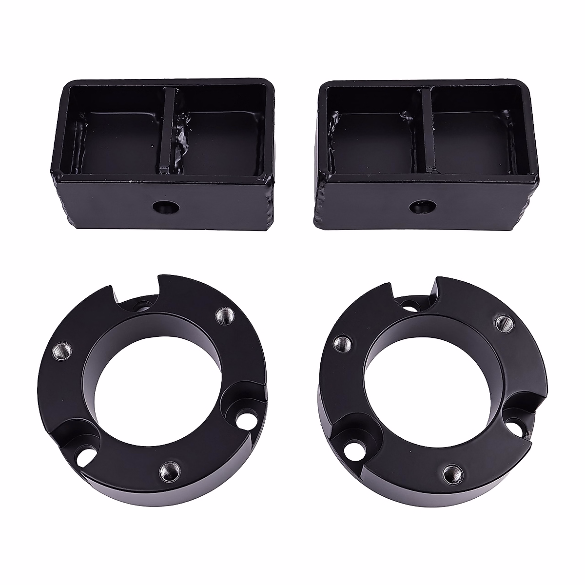 JEENDA 3" Front + 3" Rear Lift Kit 05TMA33-DD Compatible with Toyota Tacoma 4X4 4WD, SR5, TRD 2005-2022 with Diff Drop Full Suspension Leveling Lift kits w/Differential Drop, Replaces 05TMA33DD