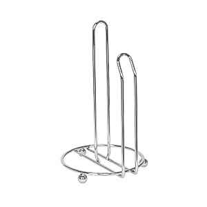 Spectrum Diversified Pantry Works Deluxe Paper Towel Holder Roll Dispenser Stand for Kitchen Countertop & Dining Room Table, Chrome