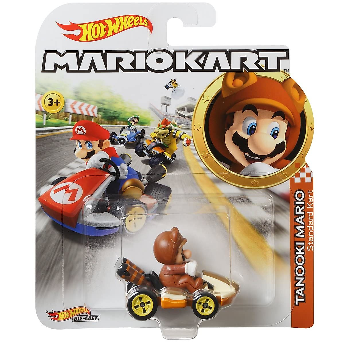 Hot Wheels Mario Kart 7 Car Set Bundle, Die Cast, 1:64 Scale