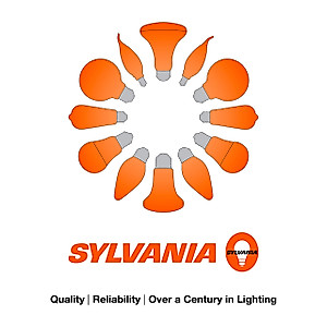 LEDVANCE Sylvania Night Chaser LED PAR38 Light Bulb, 250W = 23W, 22 Year, Dimmable, Super Bright 2650 Lumens, Wet Rated, 5000K, Daylight - 2 Pack (41358)