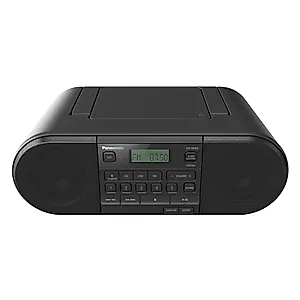 Panasonic RX-D550 Boombox - High Power Portable Stereo AM/FM Radio, Bluetooth, CD, with USB 110-240 Volt (Black)