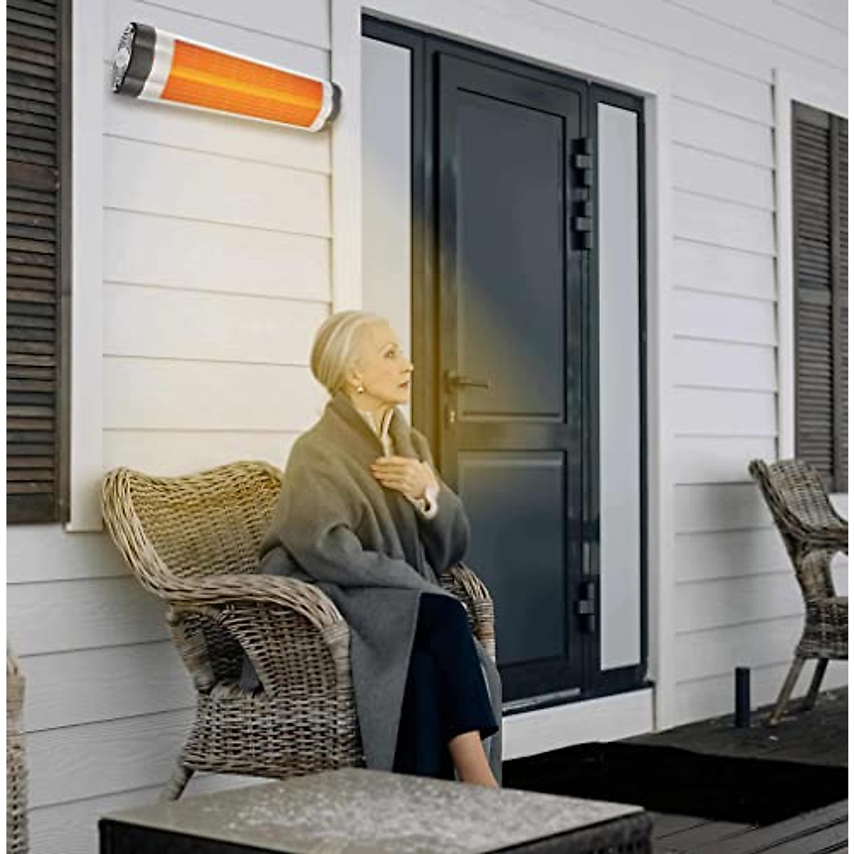 UFO S-15 Wall Mounted Infrared Heater | 1500-Watt | Thermostat | Energy Efficient Heater