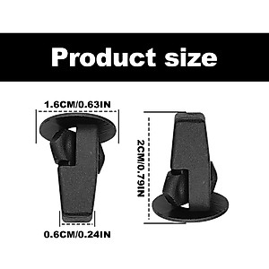 25pcs Fender Liner Screw Grommet Replacement Compatible with Toyota Tacoma Tundra, Bumper Cover Clips Grommet Screw Retainer Fastener Rivet 90189-06214