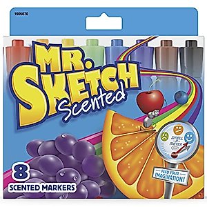 Mr. Sketch® Scented Markers, Assorted Colors, Set Of 8