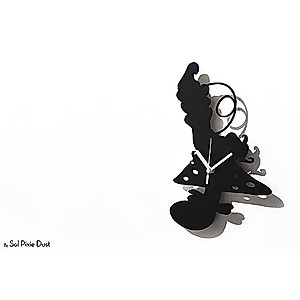 Smoking Caterpillar Silhouette Wall Clock - Alice and Wonderland - Wonderland Party - Alice's Adventures - Alice Decor - Funny Gift Ideas